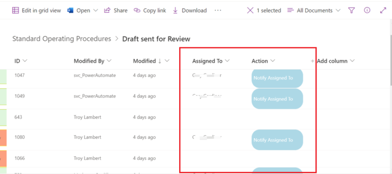 Run Flows Directly from SharePoint List/Library Using JSON Column ...