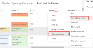 Run Flows Directly from SharePoint List/Library Using JSON Column Formatting
